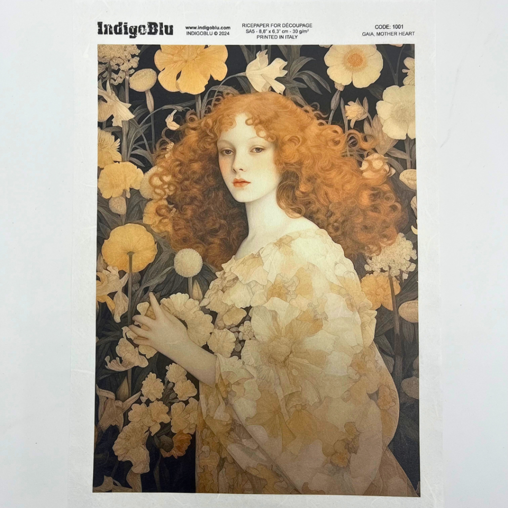 IndigoBlu Rice Paper A5 - Mother Heart - IndigoBlu